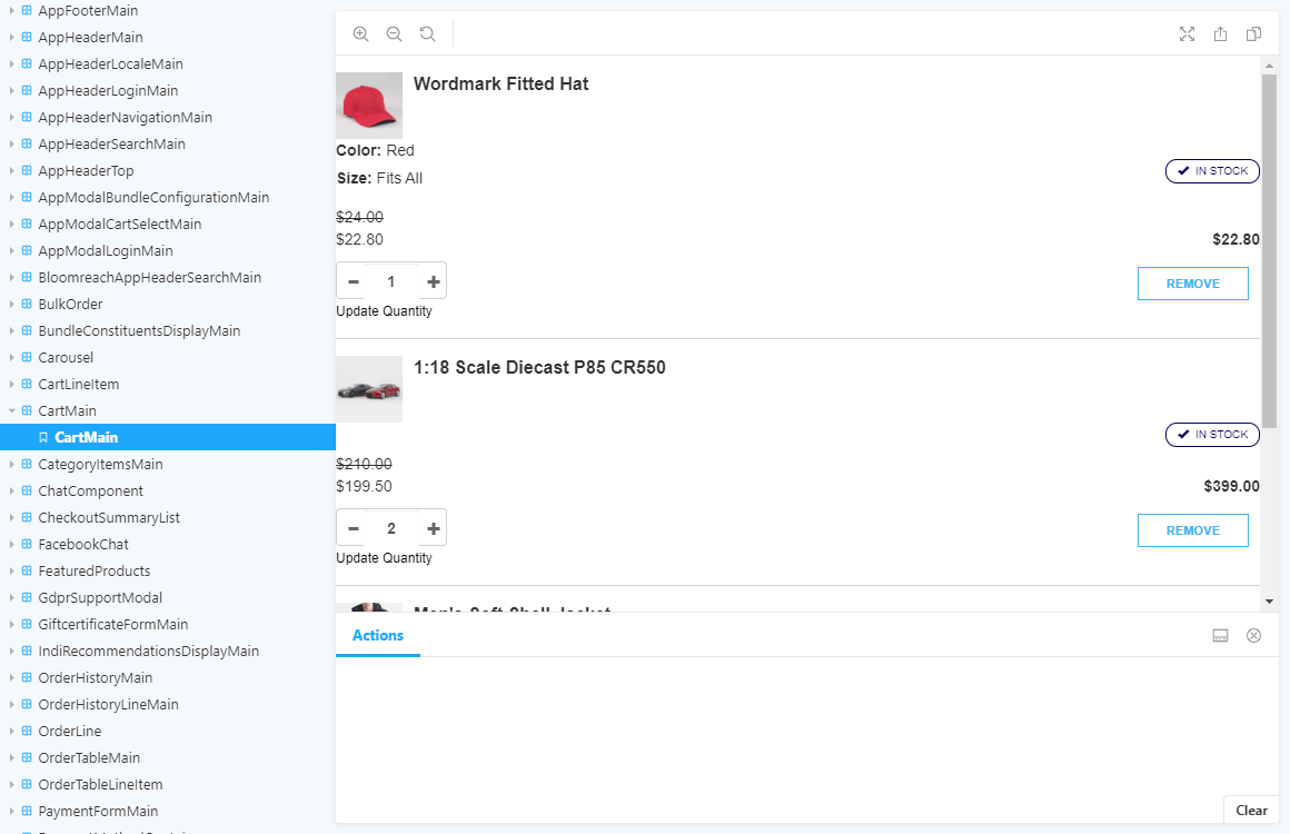 Browse Storybook React PWA Reference Storefront